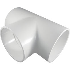 Schedule 40 PVC 2x2x3/4 Inch Tee (Slip x Slip x Slip) | PlumbersStock