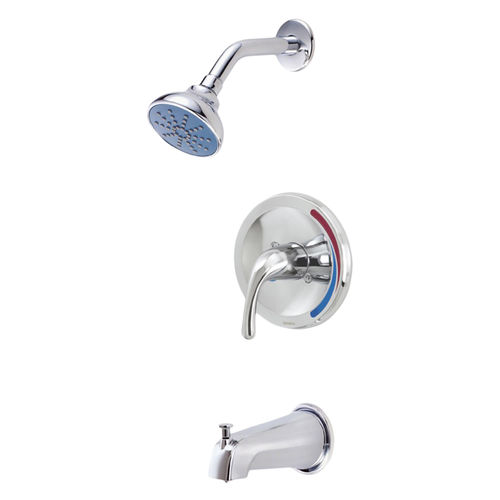 Gerber G9-313 Maxwell Single Handle Tub and Shower Fittings, Chrome