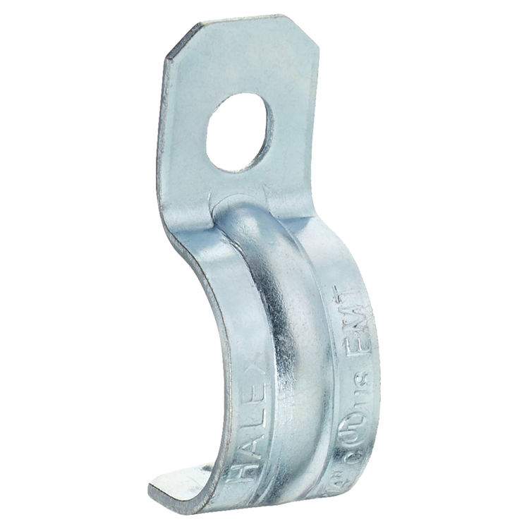 Halex 96152 1-Hole Snap-On Conduit Strap, 3/4 in, Steel