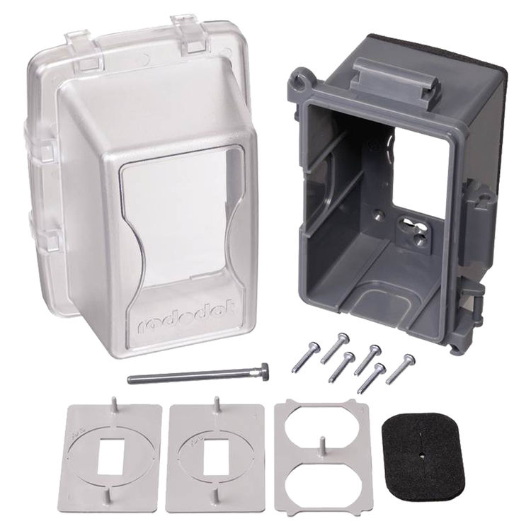 Carlon Code Keeper Red Dot CKNM-NG Non-Metallic Weatherproof Cover, 4-3 ...