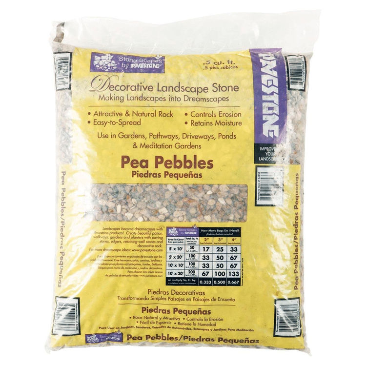 Pavestone 54255 Decorative Pea Pebbles, 0.5 cu-ft | PlumbersStock