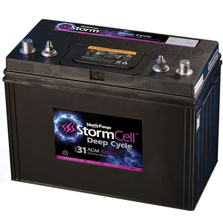Liberty B12V31-AGM StormCell Size 31 12V Deep Cycle Battery, AGM