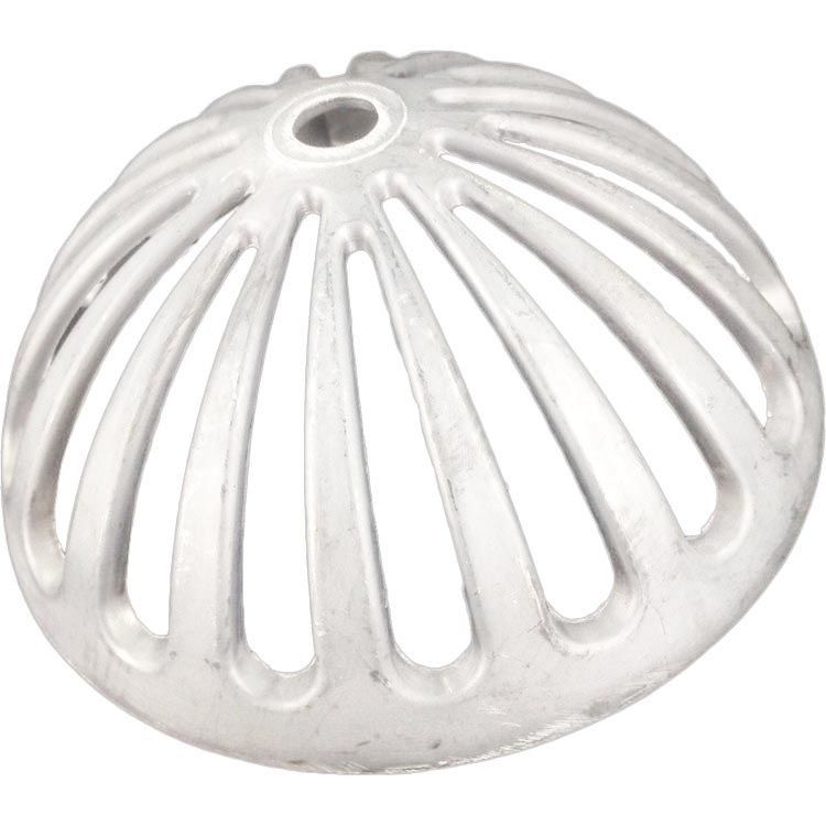 White ABS Floor Sink Dome Strainer | PlumbersStock