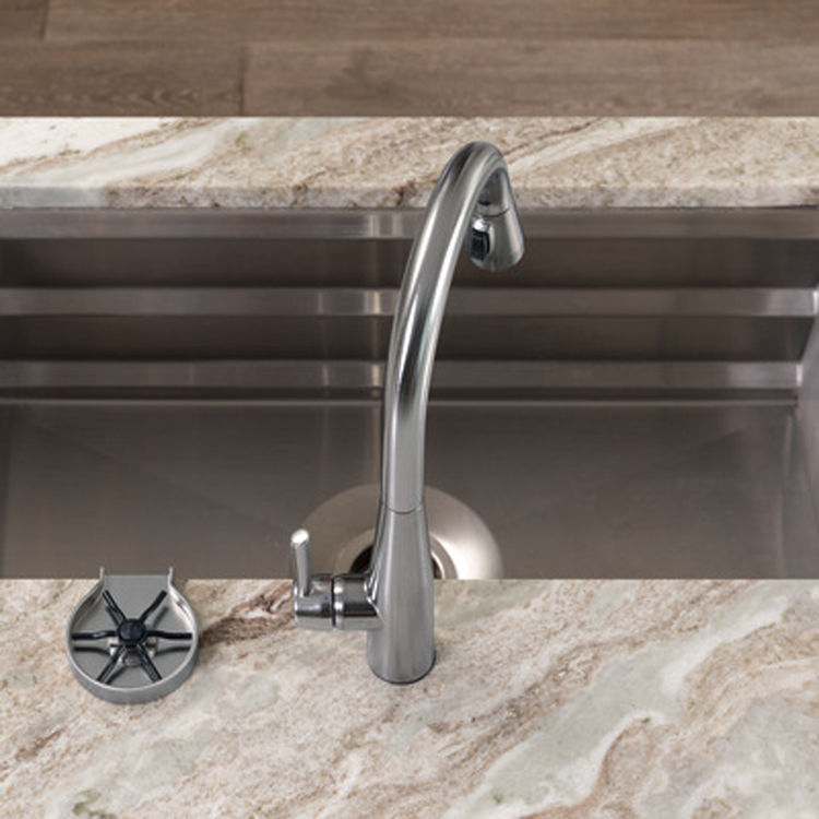 Delta GR250-AR Metal Glass Rinser - Arctic Stainless | PlumbersStock