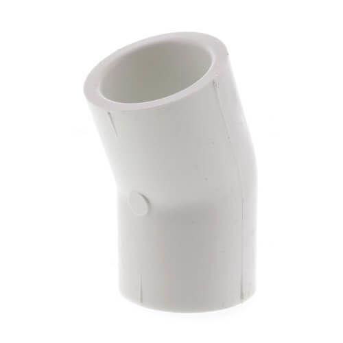 PVCL2234 3/4" Schedule 40 PVC 22 Degree Elbow | PlumbersStock