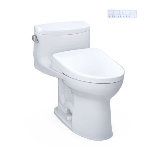 TOTO Supreme II WASHLET+ One-Piece Toilet with S7A Bidet Seat, Auto ...