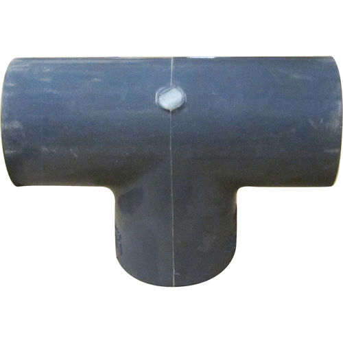 3/4" Schedule 80 PVC Tee, Threaded Connection | PlumbersStock