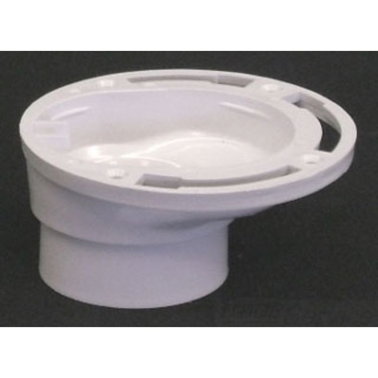XPVCCFM34 3" x 4" PVC OFFSET CLOSET FLANGE | PlumbersStock